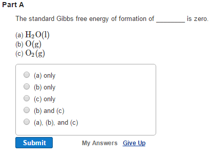 Solved The standard Gibbs free energy of formation of is | Chegg.com