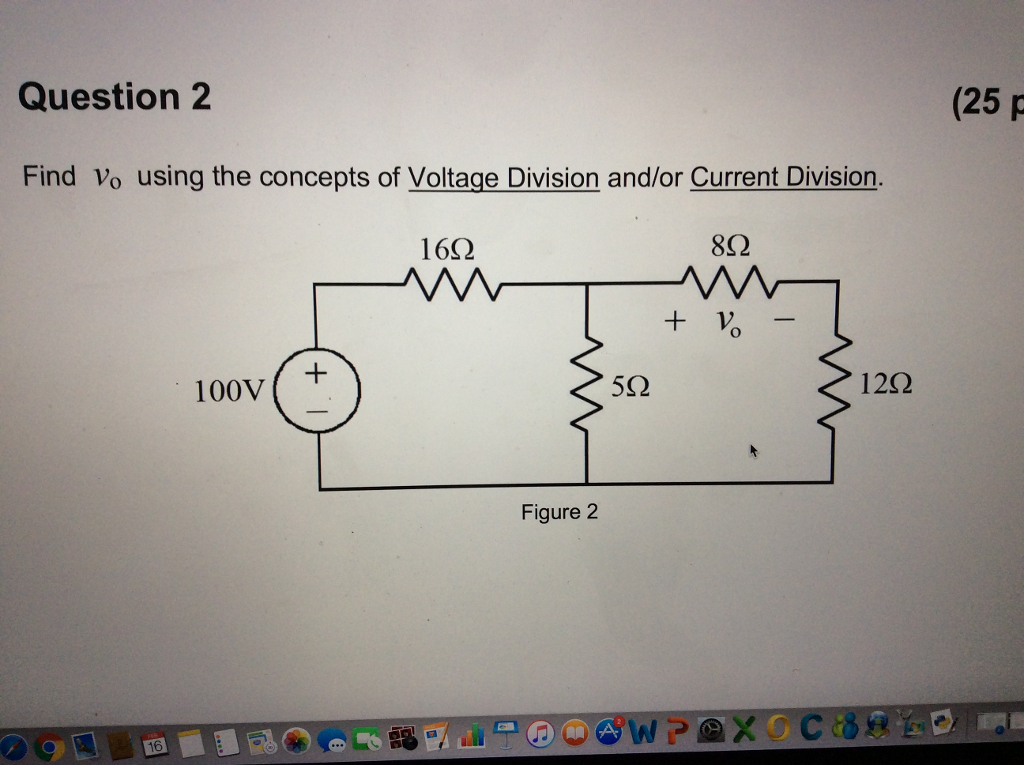 Solved Find V_0 using the concepts of Voltage Division | Chegg.com
