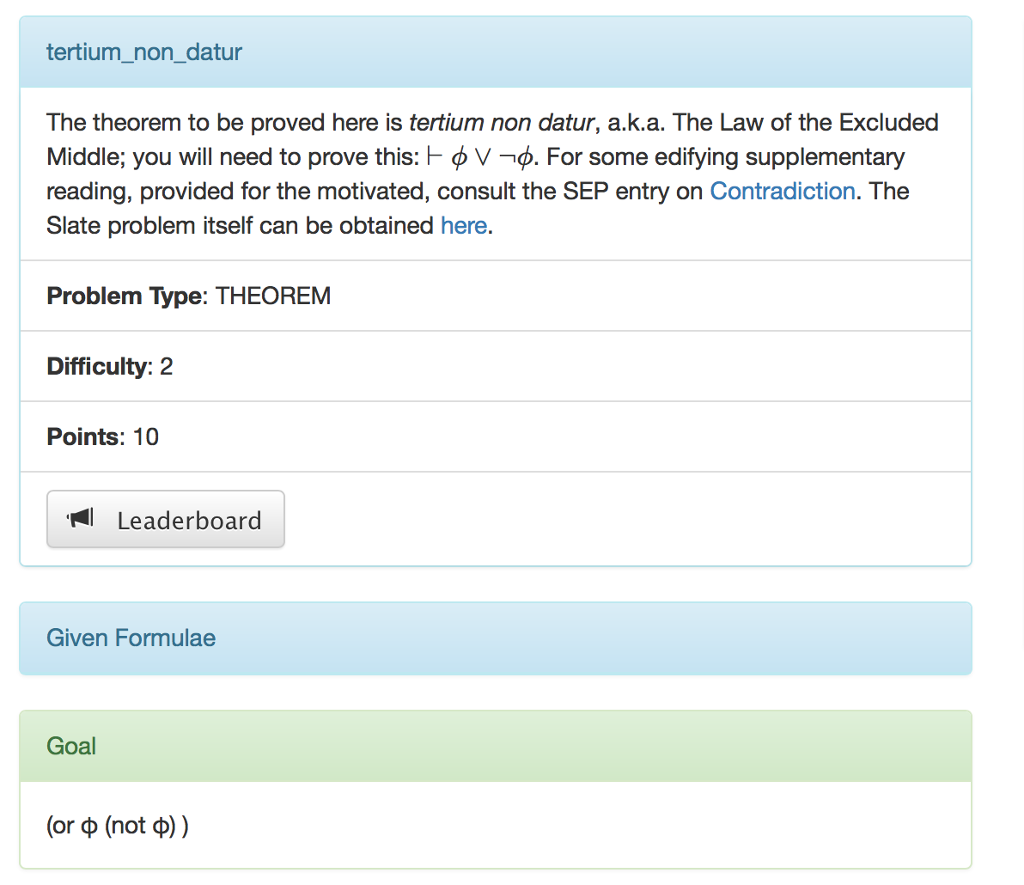 tertium_non_datur The theorem to be proved here is | Chegg.com