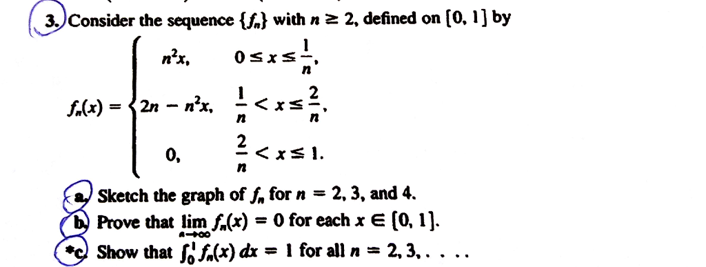 Solved Consider the sequence {f_n} with n | Chegg.com