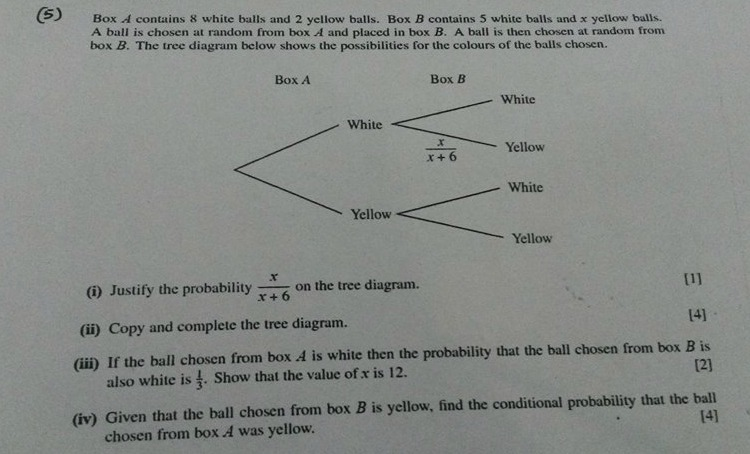 Solved Box A contains 8 white balls and 2 yellow balls. Box | Chegg.com