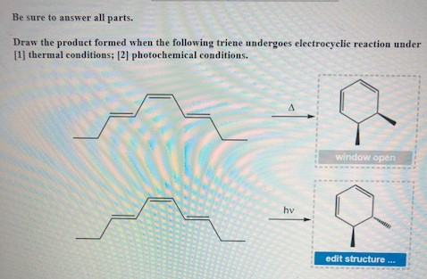 Solved Draw the product that forms when the following triene | Chegg.com