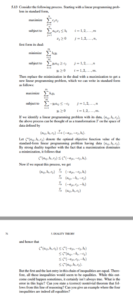 Solved Read problem 5.13. Then answer only the first | Chegg.com