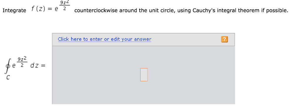 Solved 9z2 Integrate counterclockwise around the unit | Chegg.com