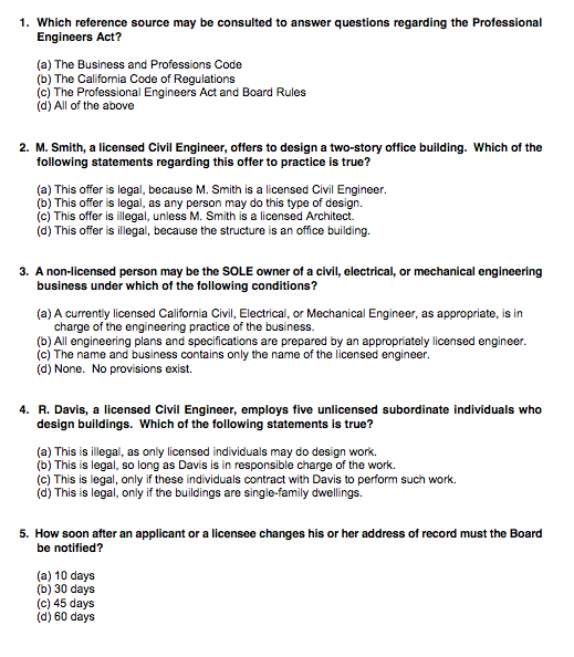 Act Practice Questions With Answers