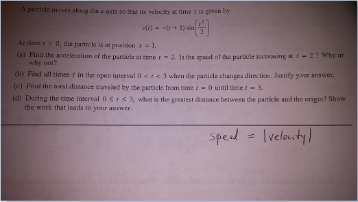 Solved A particle moves along the x-axis so that its | Chegg.com