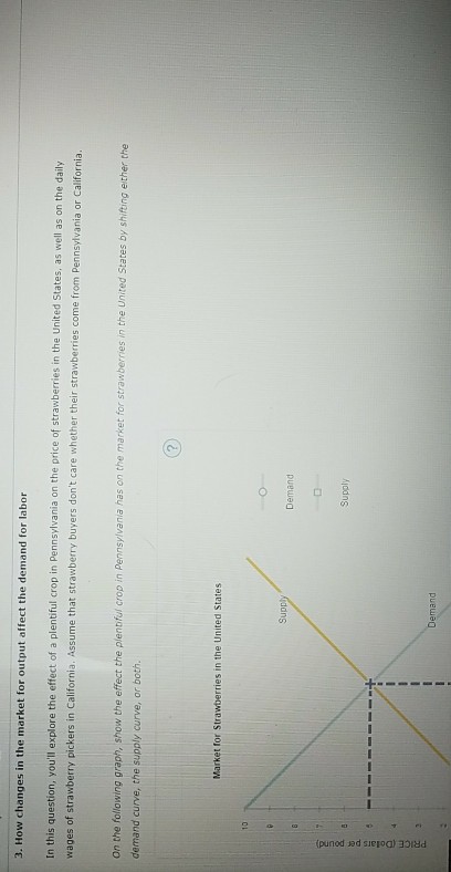 Solved 3. How changes in the market for output affect the | Chegg.com