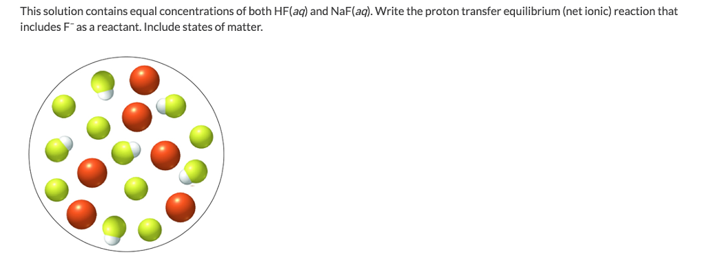 Solved This solution contains equal concentrations of both | Chegg.com