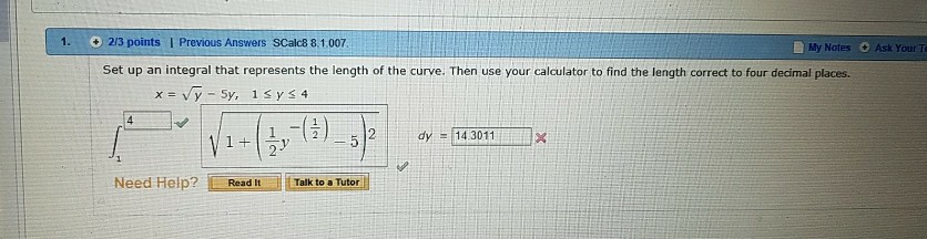Solved Set up an integral that represents the length of the | Chegg.com