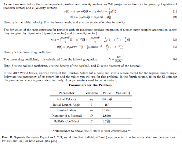 Solved As we have seen before the time dependent position | Chegg.com