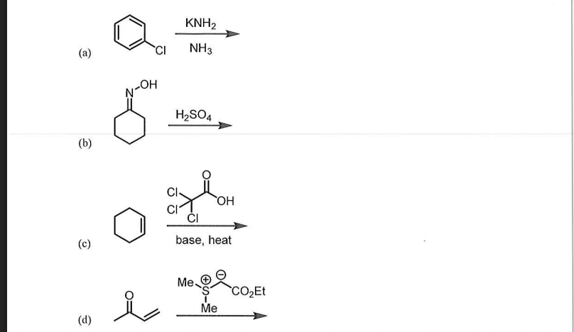 Solved KNH2 CI NH3 OH H2SO CI CI OH base, heat 60 Me | Chegg.com