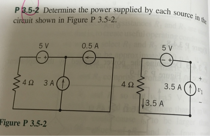 Solved Determine the power supplied by each source in the | Chegg.com