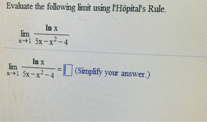 Solved limits | Chegg.com