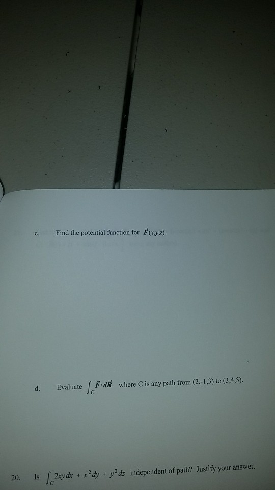 Solved Find parametric equations for the linear path from | Chegg.com