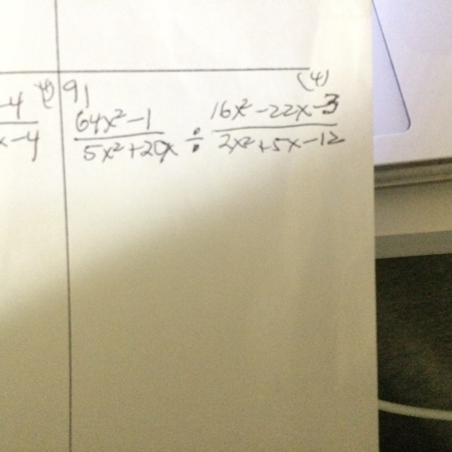 Solved 64x 2 1 5x 2 20x 16x 2 22x 3 2x 2 5x 12 Chegg