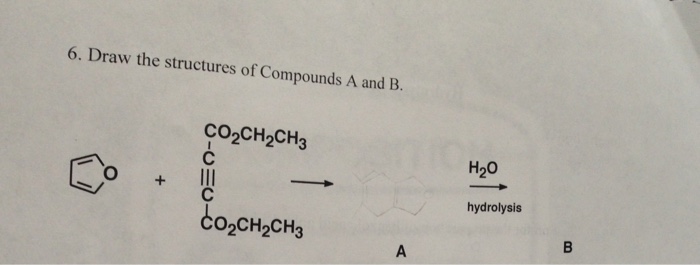 Solved 6. Draw the structures of Compounds A and B. | Chegg.com