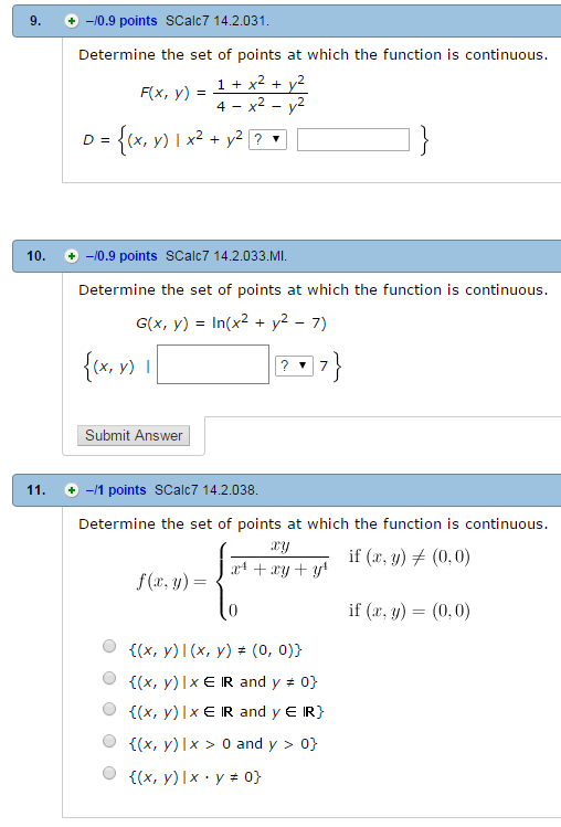 Solved Find The Limit If It Exists If An Answer Does Not 