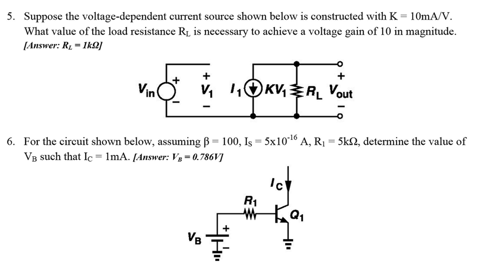 Solved Suppose the voltage-dependent current source shown | Chegg.com