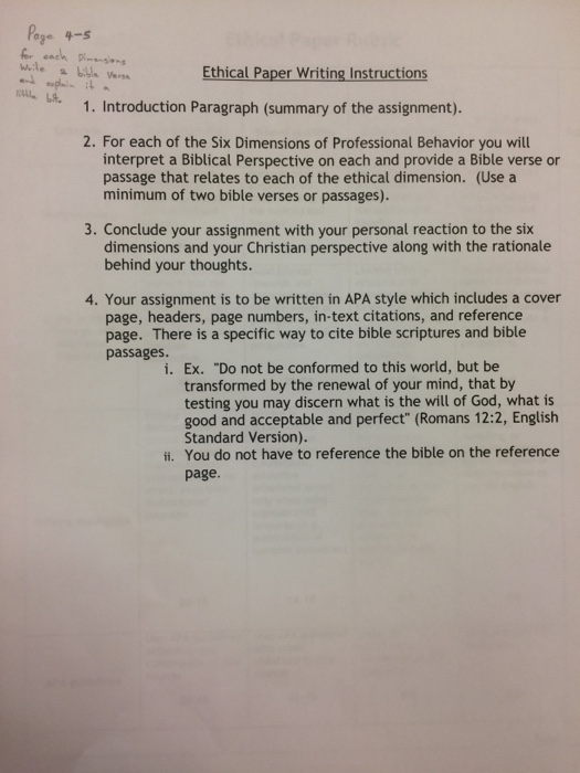 Ethical Paper Writing Instructions 1. Introduction | Chegg.com