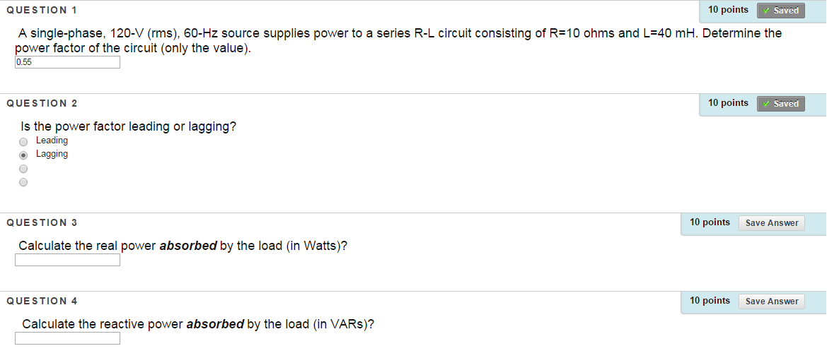Solved A single-phase, 120-V (rms), 60-Hz source supplies | Chegg.com Solved A single-phase, 120-V (rms), 60-Hz source supplies | Chegg.com