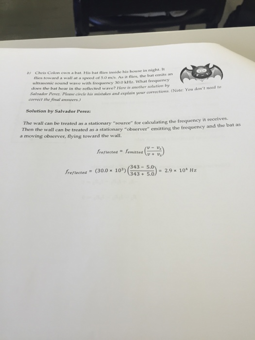 Solved Chris Colon own a bat. His bat flies inside his house | Chegg.com