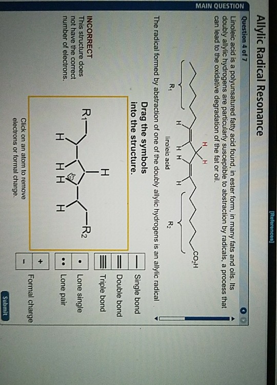 Linoleic Acid Resonance Structures