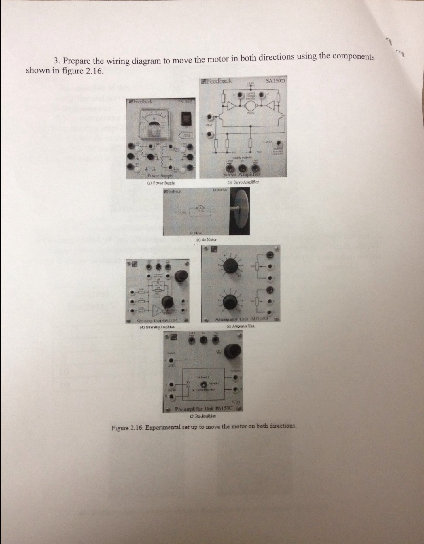 Solved Lab name: Amplifiers for Control Applications | Chegg.com