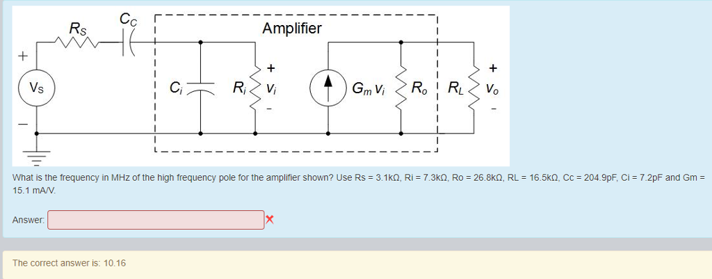 Solved What is the frequency in MHz of the high frequency | Chegg.com
