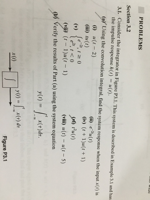 Solved Consider the integrator in Figure P3.1. This system | Chegg.com