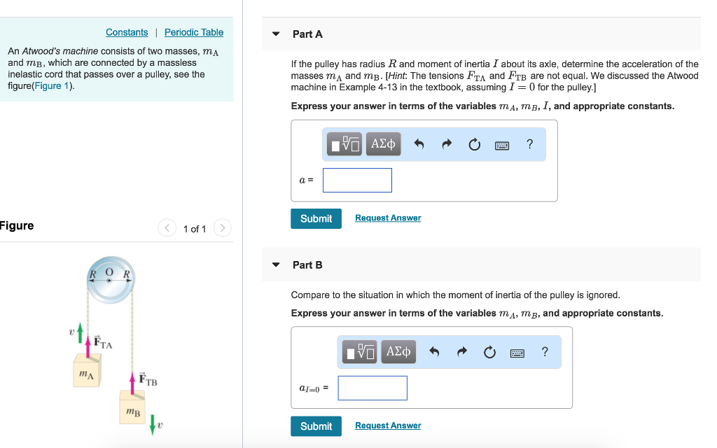 Solved Constants | Periodic Table Part A A force | Chegg.com