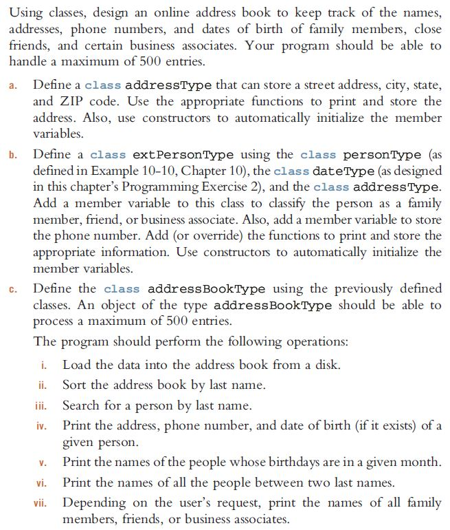 Solved Please Code the following program in C++: PLEASE BE | Chegg.com