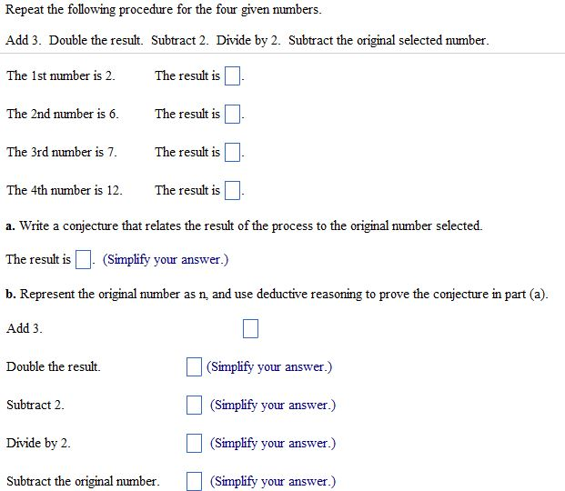Solved Repeat The Following Procedure For The Four Given