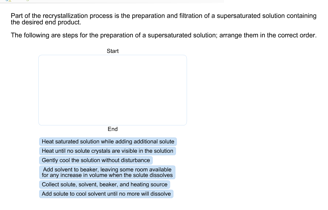 Solved Part Of The Recrystallization Process Is The