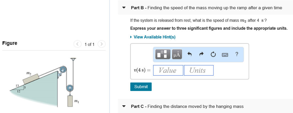 Solved Learning Goal: Part A-Finding the acceleration of the | Chegg.com