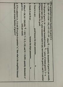 the gener | Chegg.com