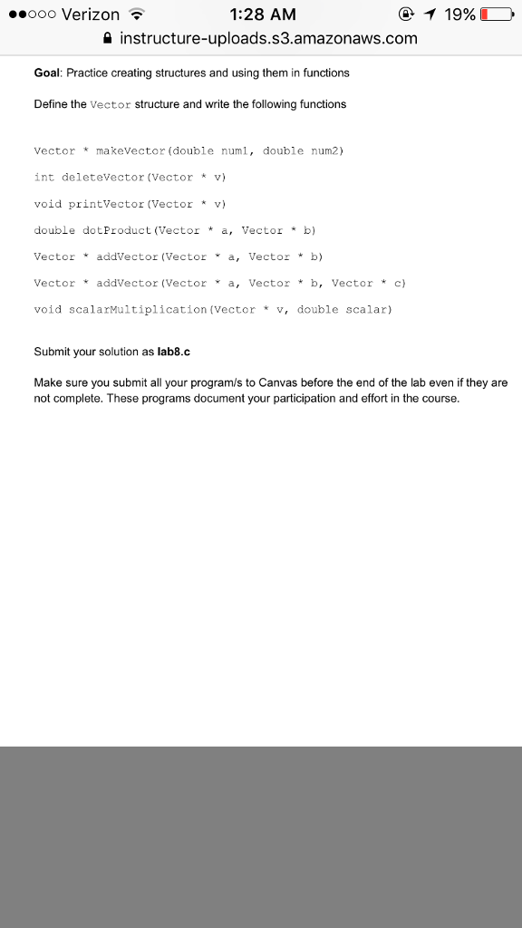 Solved ..ooo Verizon 1:28 AM 1 | Chegg.com