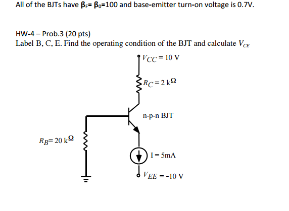 Solved All of the BJTs have beta_F= beta_0=100 and | Chegg.com