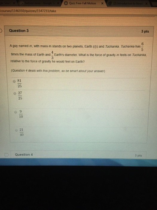 Solved I don't know how to apply Newton's Law of Gravitation | Chegg.com