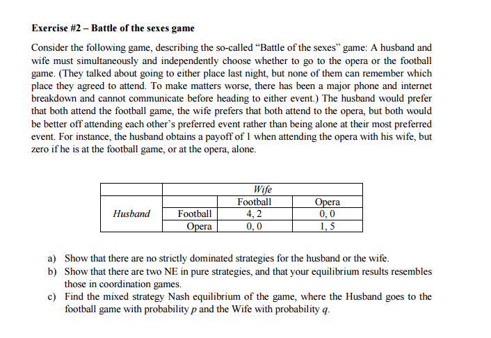 Solved Consider the following game, describing the so-called | Chegg.com