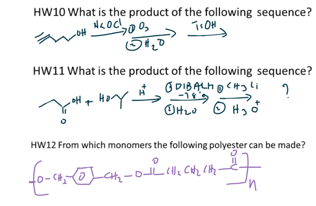 Solved HW10 What is the product of the following sequence? | Chegg.com