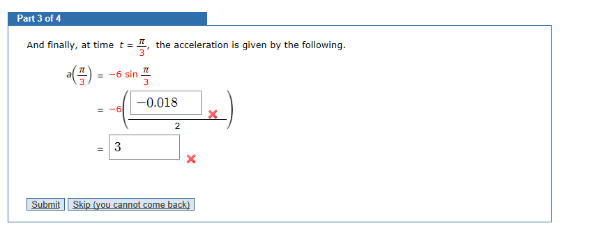 Solved Part 3 of 4 And finally, at time t- , the | Chegg.com