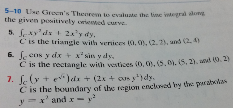 Solved Use Green s Theorem to evaluate the line integral | Chegg.com