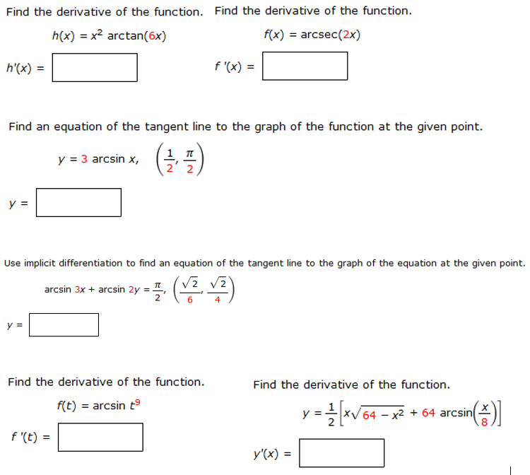 Solved Find the derivative of the function. h(x) = x^2 | Chegg.com