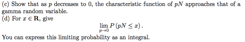 Solved (a) Find the characteristic function of a Gamma | Chegg.com