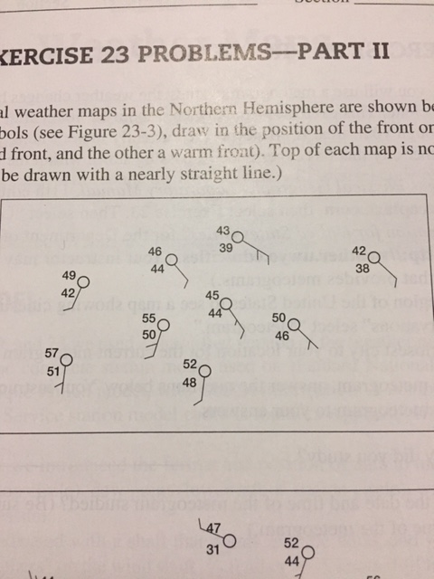 Solved EXERCISE 23: Midlatitude Cyclones Cold front Warm | Chegg.com