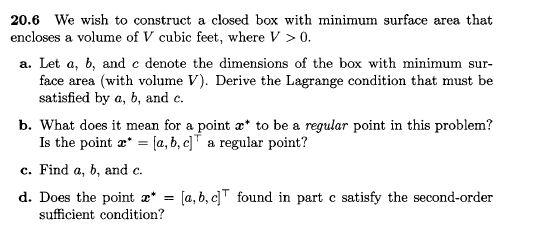 Solved Nonlinear constrained optimization problem Please | Chegg.com