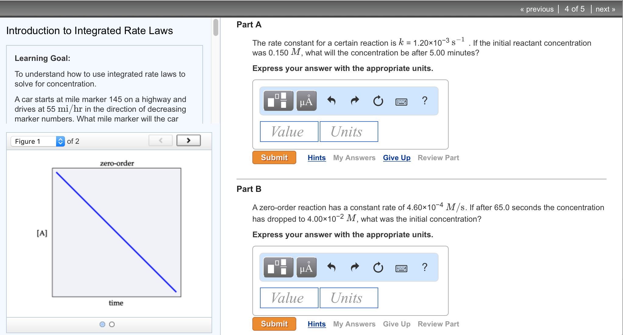 To understand how to use integrated rate laws to | Chegg.com