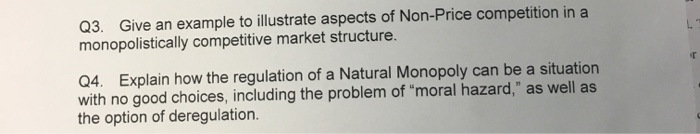 Solved Give an example to illustrate aspects of Non-Price | Chegg.com