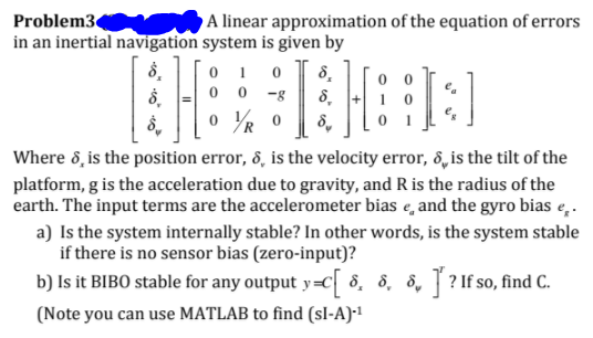 Solved Problem3A linear approximation of the equation of | Chegg.com