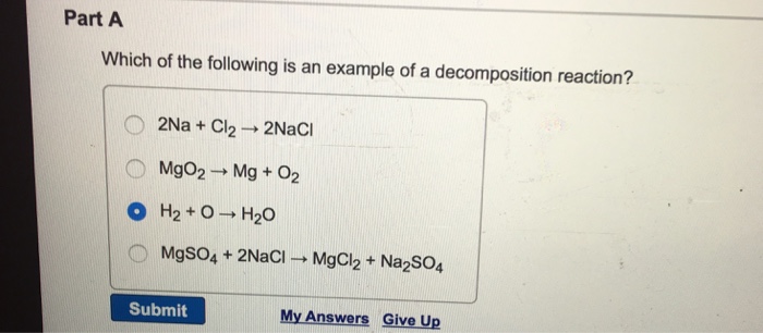 Solved Which of the following is an example of a | Chegg.com